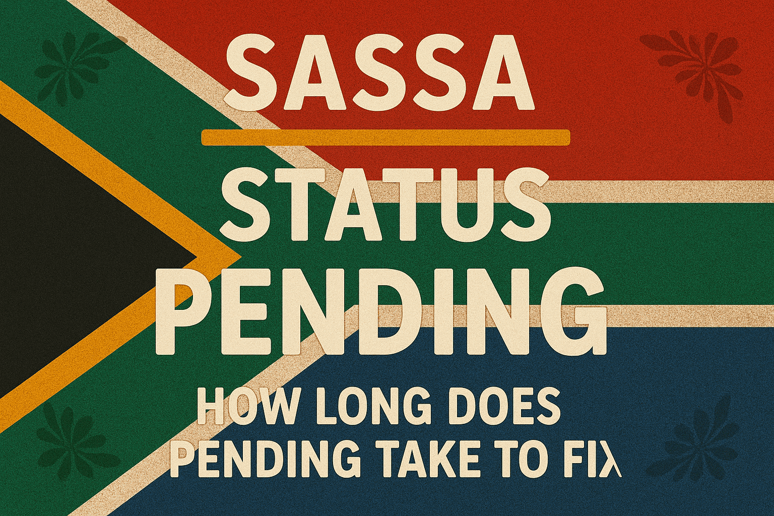 SASSA Status Pending - sassastatuschecker