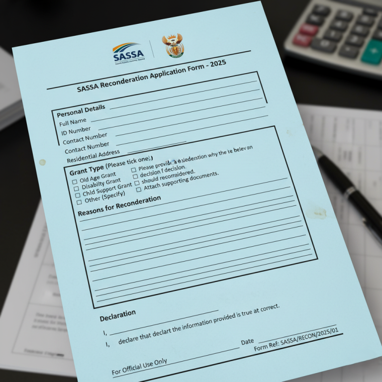 SASSA Reconsideration Form 2025 — How to Apply for Review Online Fast ...
